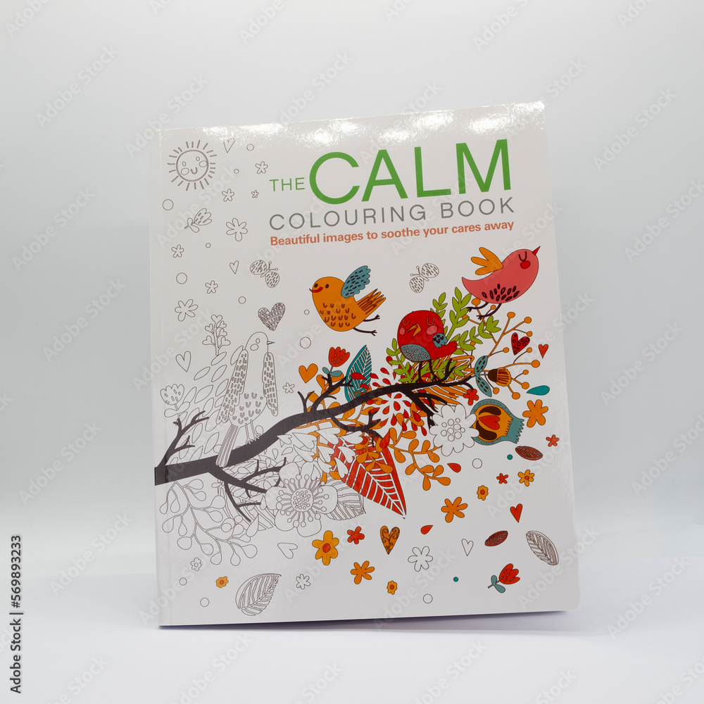 The Calm colouring book by the Brand Arcturus containing images and ...