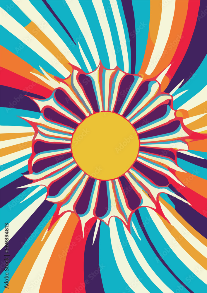 Set Of Backgrounds For The Sun Text Set Of Backgrounds For Hippie Text Positive Art Hippie