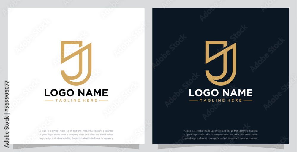 simple letter J logo vector concept Stock Vector | Adobe Stock