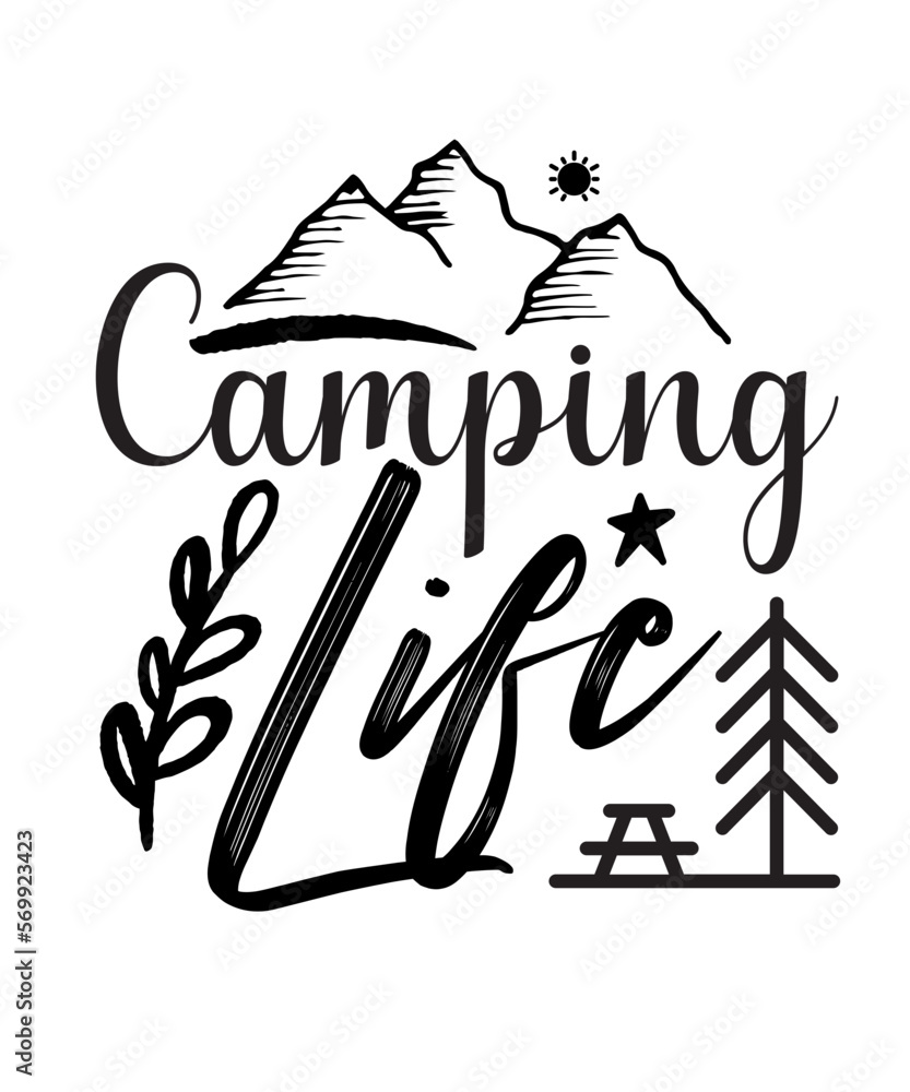 Camping Svg Design Camping Svg Bundle Adventure Svg Travel Svg