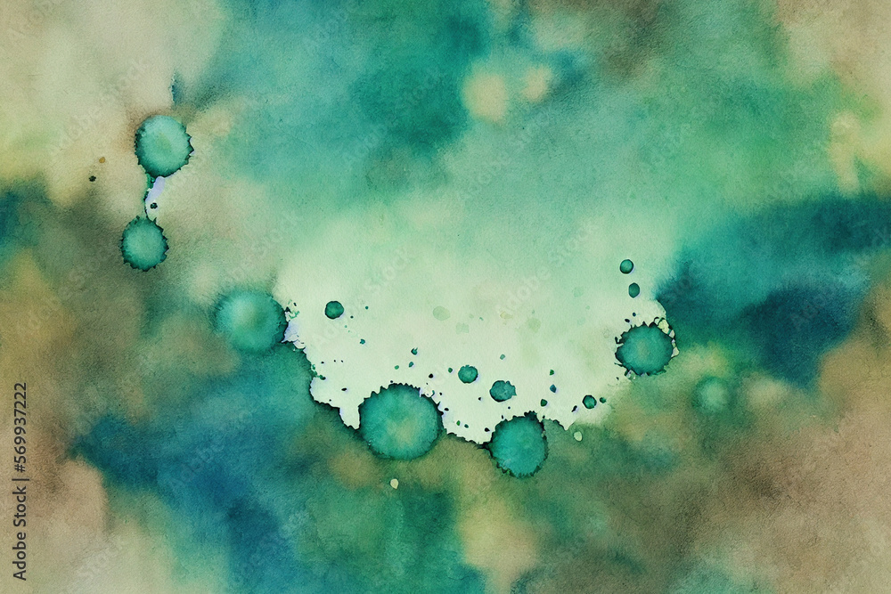 Beautiful seamless abstract background. Watercolor staining and spot ...