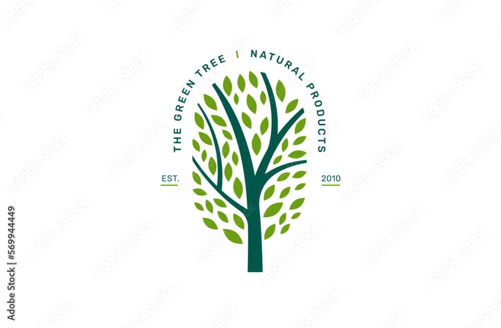 Tree symbol, icon design. Nature, trees illustration, logo concept ...