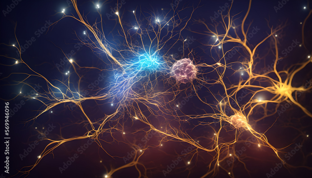 Conceptual of Neural Network Model Artifical Intelligence, Deep Machine ...
