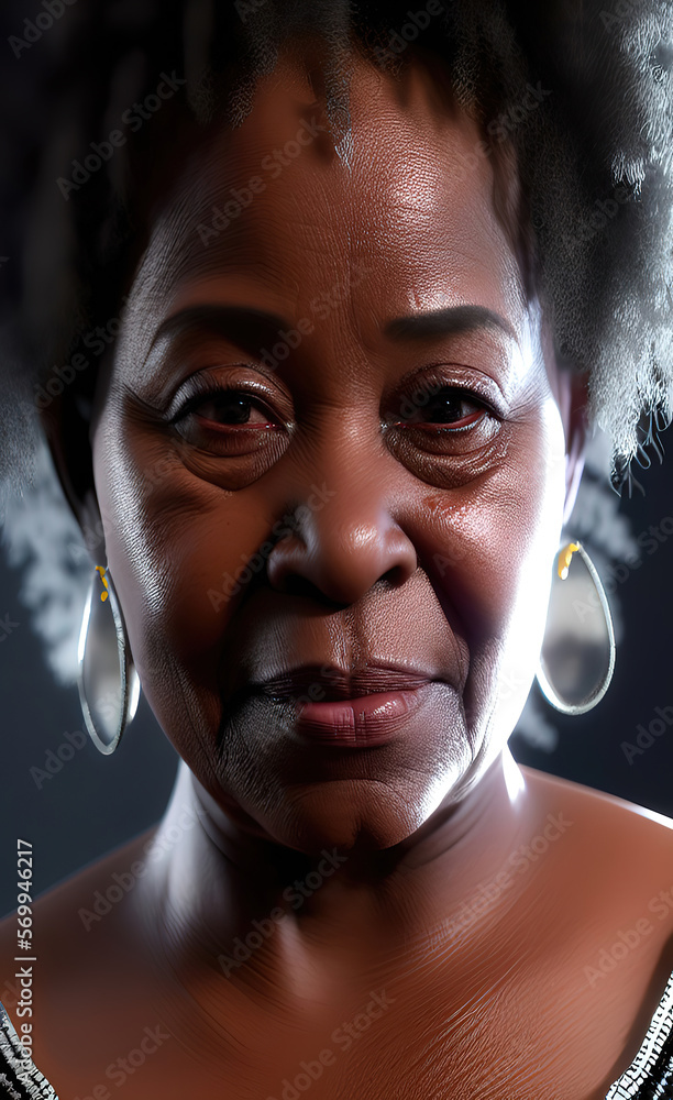 Generative AI illustration - Close up photograph of a beautiful natural ...