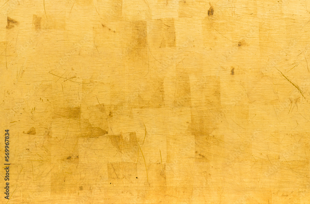 Artificial Gold background and texture on cement make from color paint ...