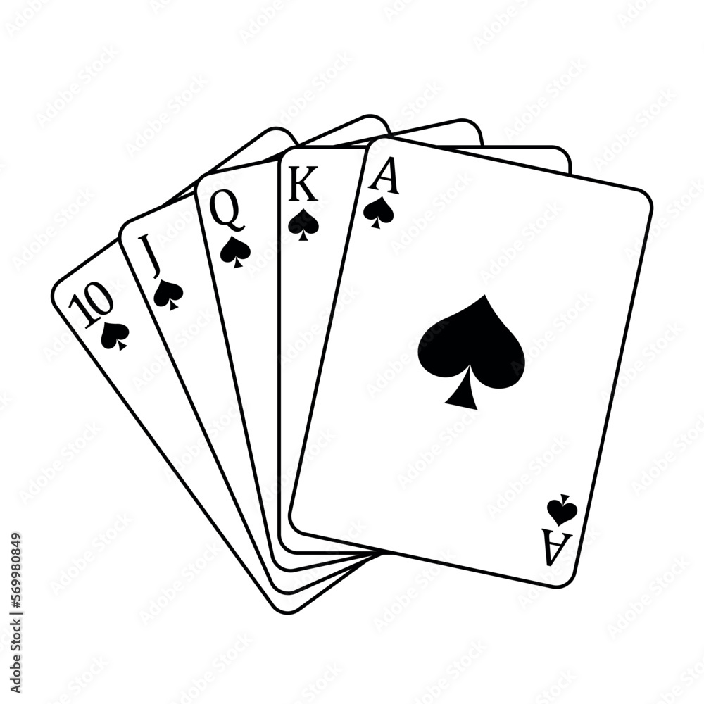 playing-cards-a-poker-hand-consisting-of-a-royal-flush-spades-10-j-q
