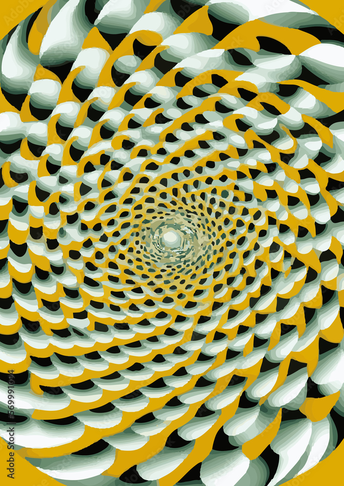 Set of backgrounds for text psychedelic illusions. Set of optical ...