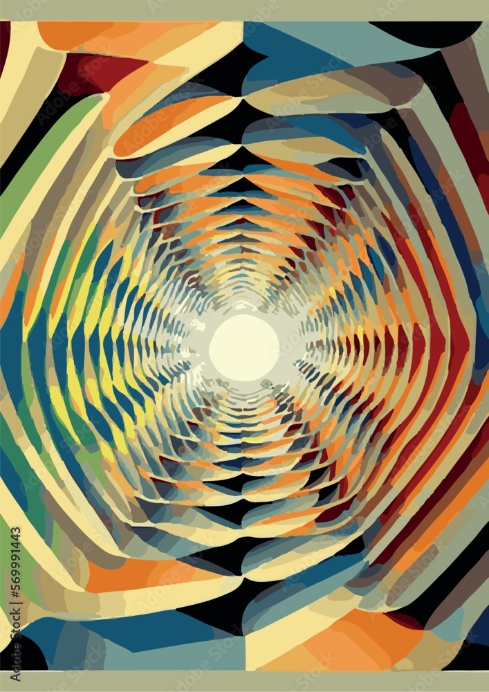 Set of backgrounds for text psychedelic illusions. Set of optical ...