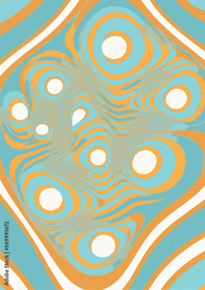 Set of backgrounds for text psychedelic illusions. Set of optical ...