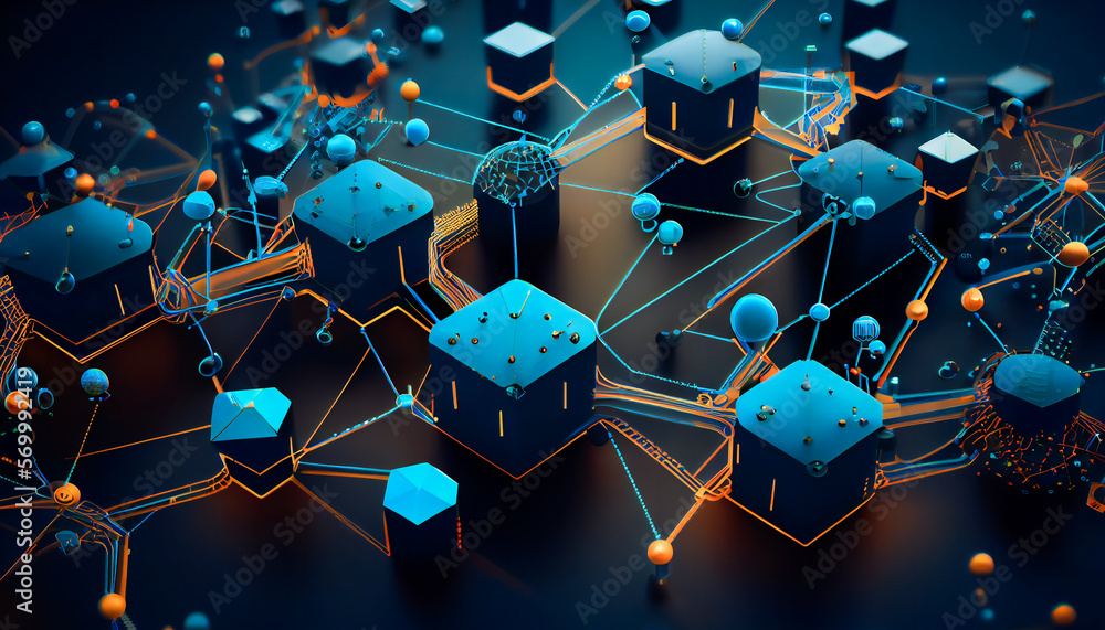 A graphical representation of a connected IoT network, with various ... A graphical representation of a connected IoT network, with various ...