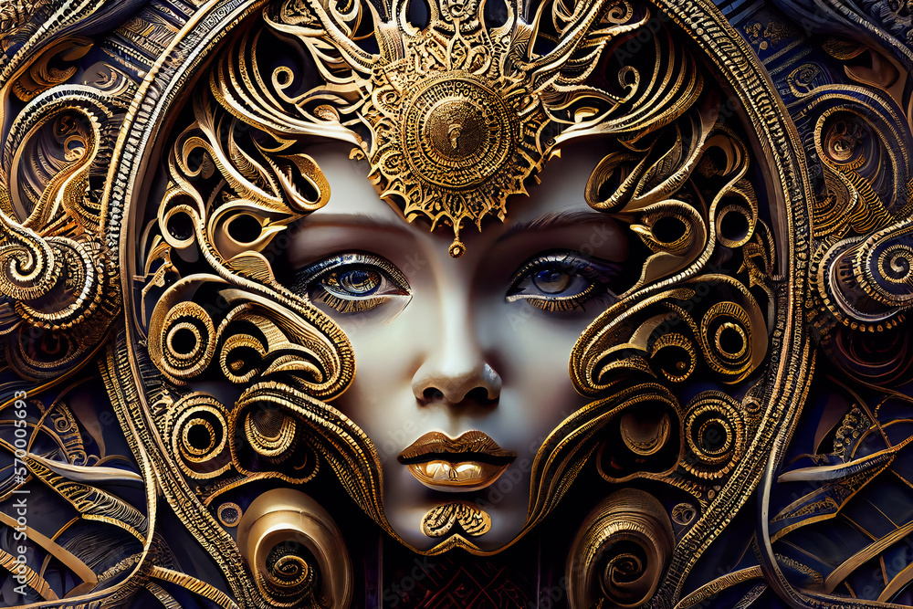 A Surreal Wall of Human Face Morphed in a Weird Way. Human Faces ...