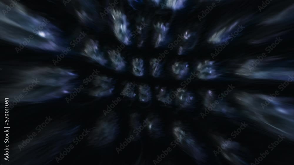 Internet network. Motion. Black background with a light code of numbers ...