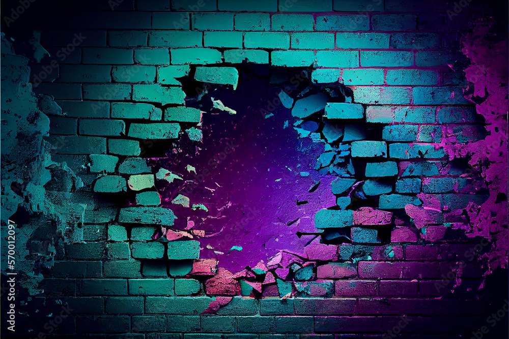 Broken Wall Background
