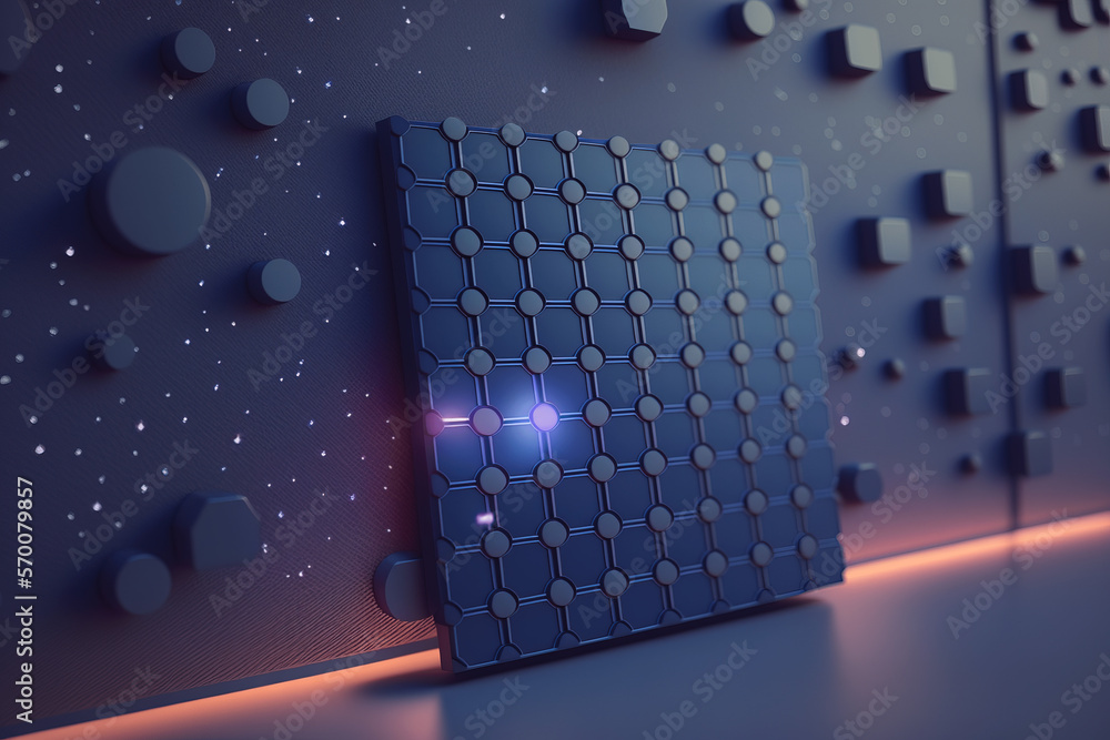 Solar Power Concept, A Vision for the Future, Solar Cell Technology, AI ...