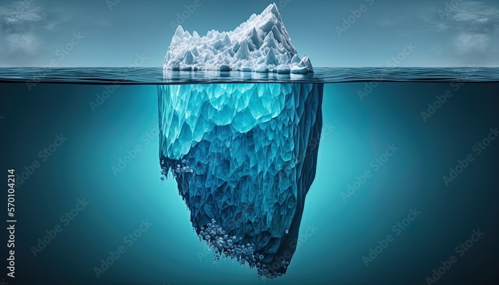 iceberg model in polar regions which shows a big hidden potential ...