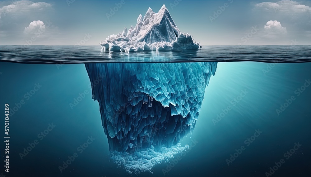 iceberg model in polar regions which shows a big hidden potential ...