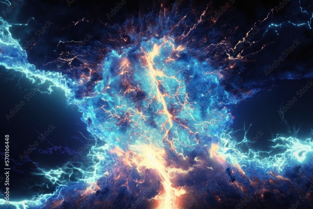 Lightning And Fire Wallpaper