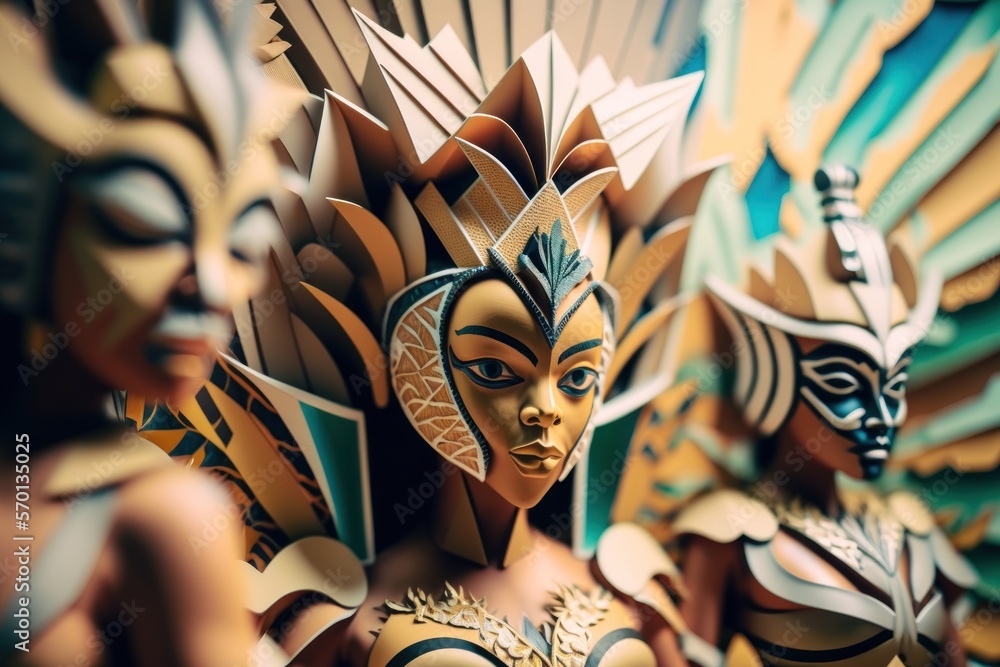 Pessoas fantasiadas de carnaval, carnaval brasileiro no rio de janeiro ...