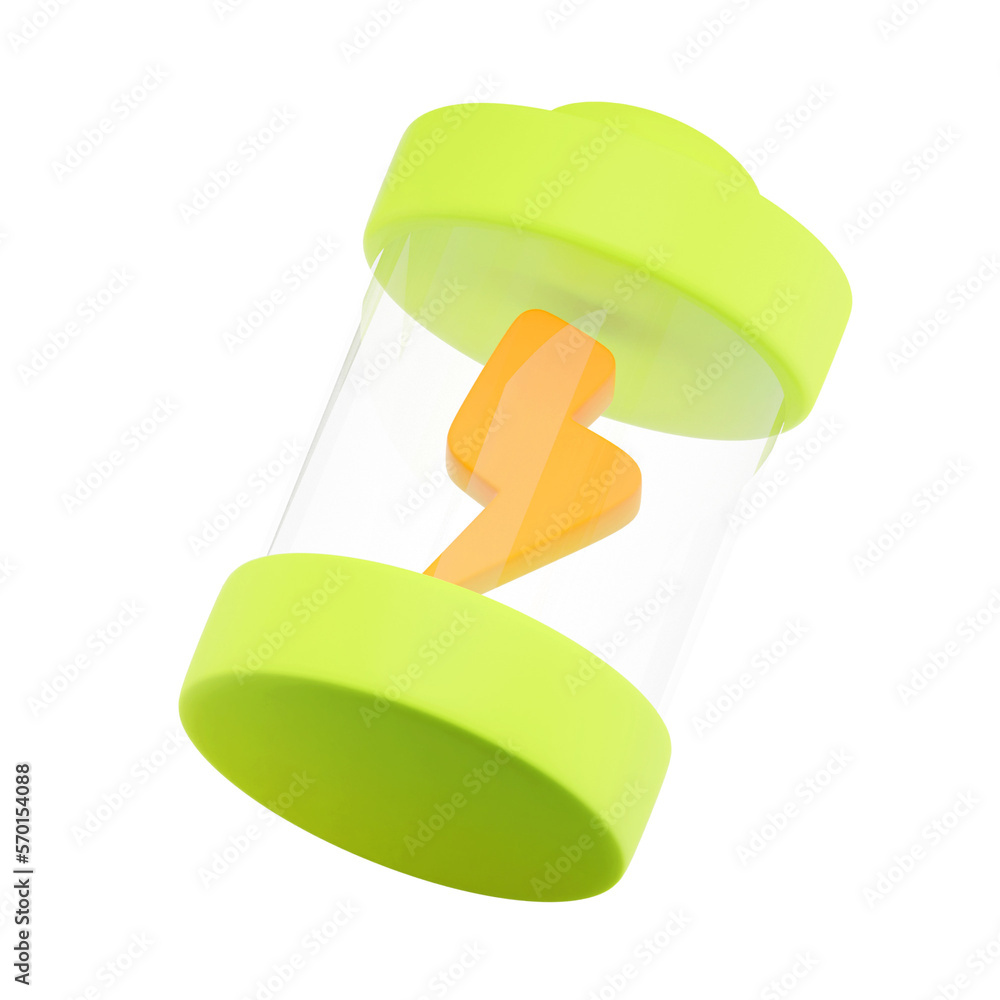 Battery charge 3D Icon Stock Illustration | Adobe Stock