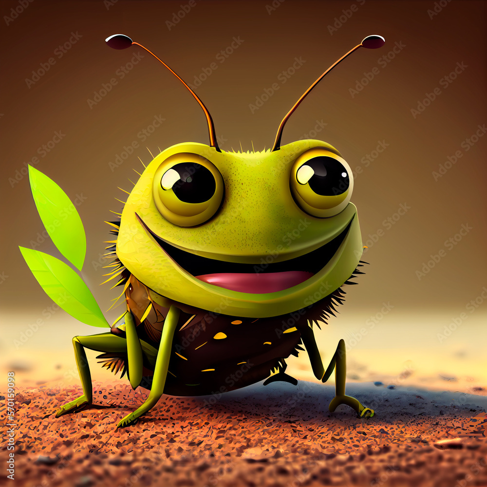 Cartoon Crickets