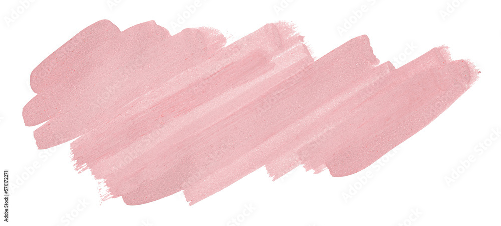 Shiny pink brush isolated on transparent background. pink watercolor ...