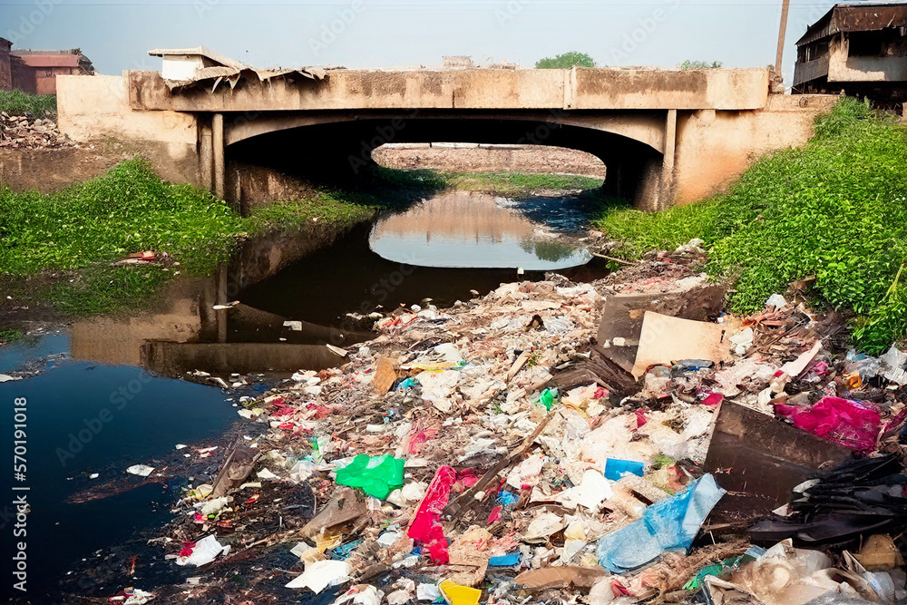 vakola nala, mithi river, slums, mumbai slums, garbage, dumping, sewage ...