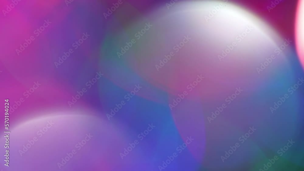 Light Leaks And Large Bokeh Motion. Multicolored Light Leaks 4k footage ...