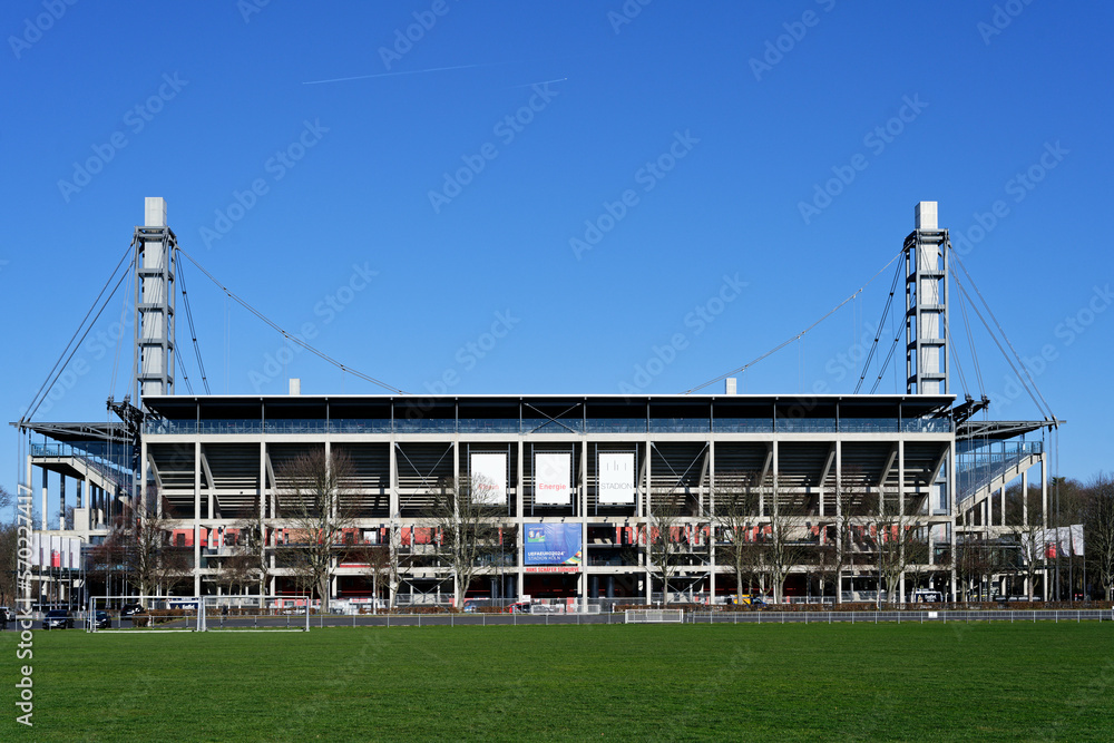 Cologne, Germany, February 07 2023 : the soccer stadium ...