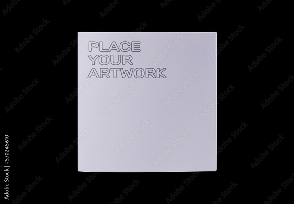 CD Disc Compact Liner Notes Book Mockup Template Stock Template | Adobe ...