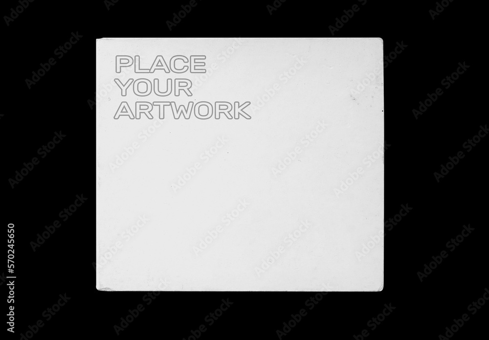 CD Disc Compact Liner Notes Book Mockup Template Stock Template | Adobe ...