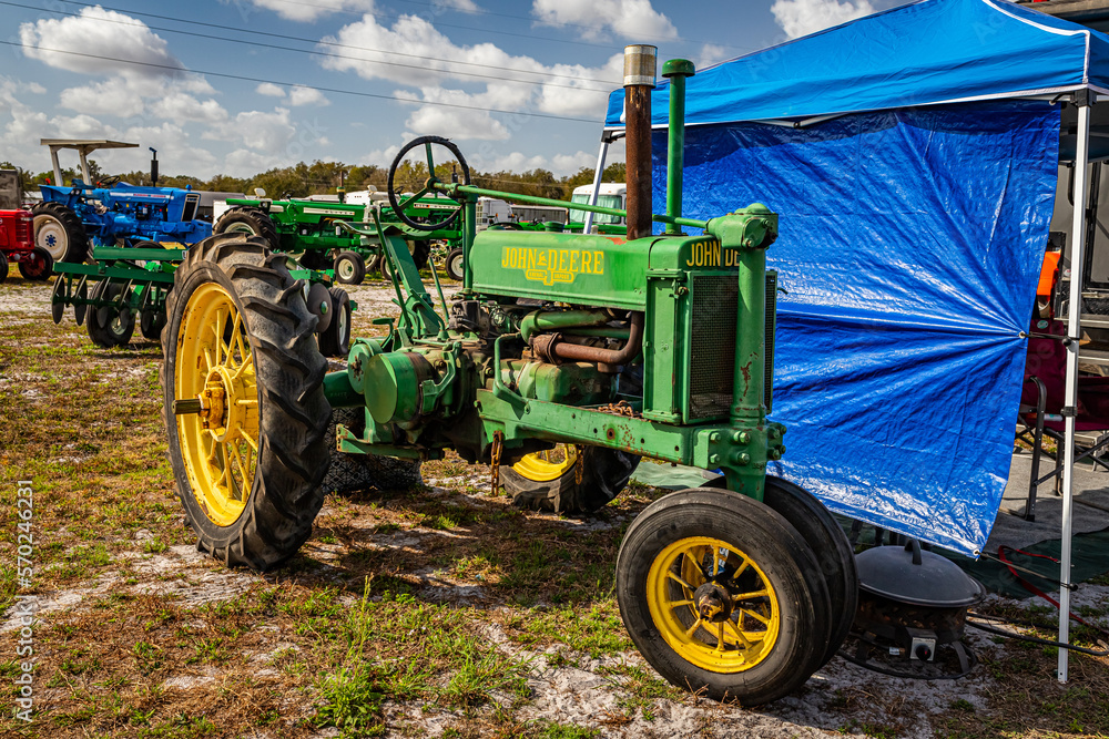 1937 John Deere Model BW Tractor Stock Photo | Adobe Stock
