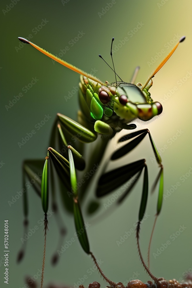 green shield bug Stock Illustration | Adobe Stock
