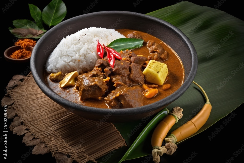 Gulai Sapi is Beef Curry Typically Traditional Food from Padang, West ...