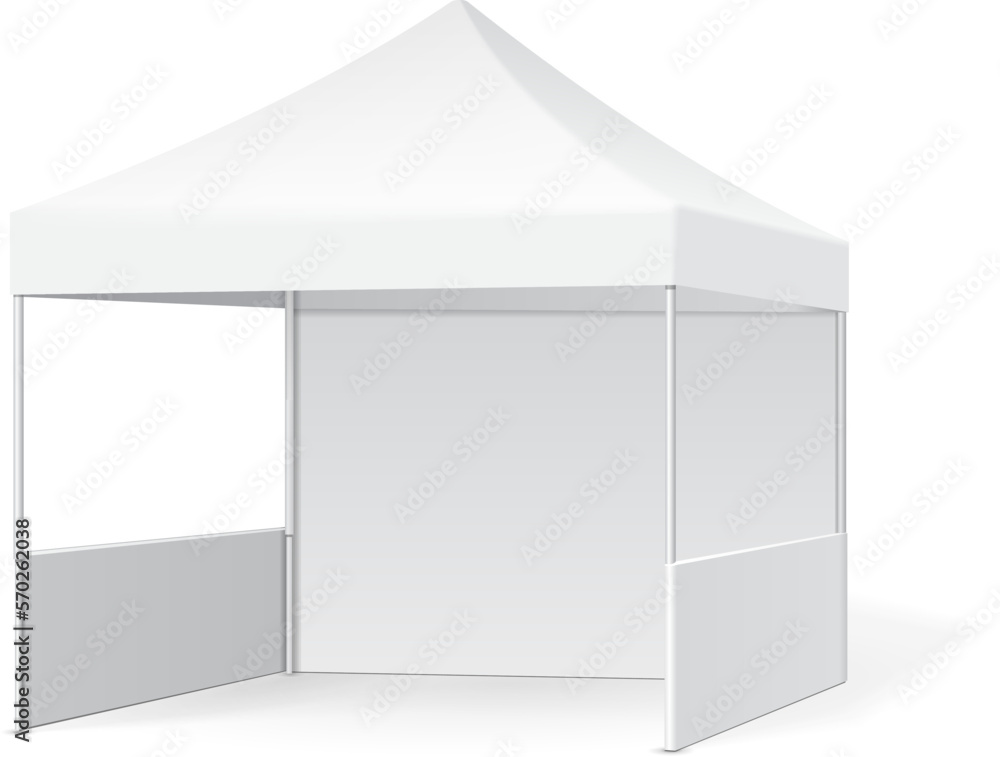 Mockup Promotional Advertising Outdoor Event Trade Show Pop-Up Tent ...