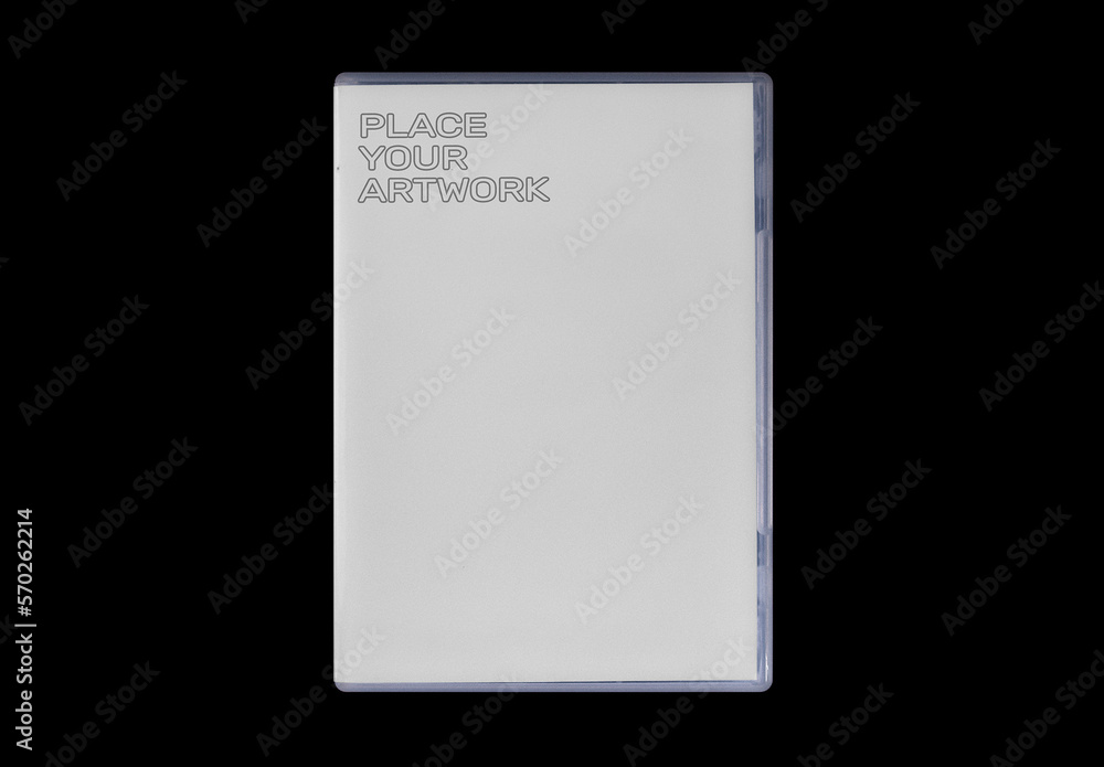 Console Game Disc DVD Cover Case Mockup Template Stock Template | Adobe ...