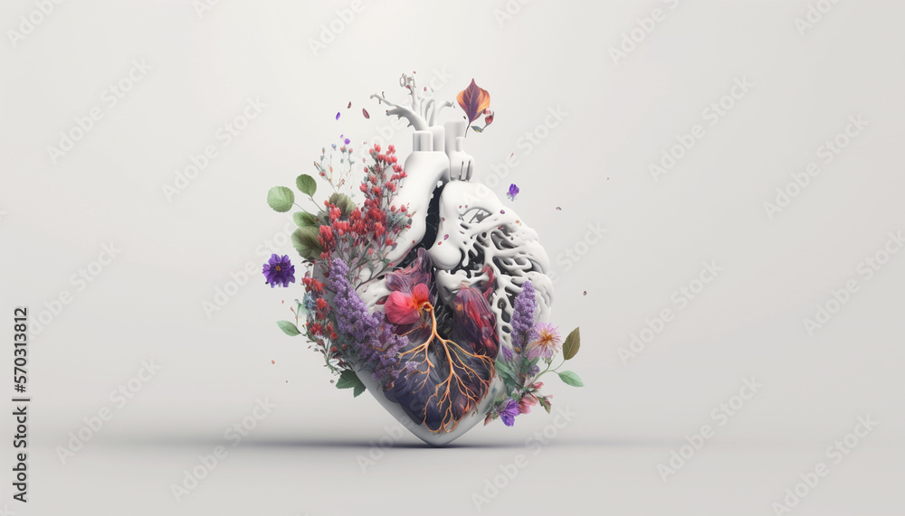 The Human Heart and the Power of Love, Emotion, and Charity, made with ...