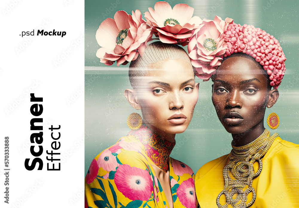 Scanner Effect Stock Template | Adobe Stock