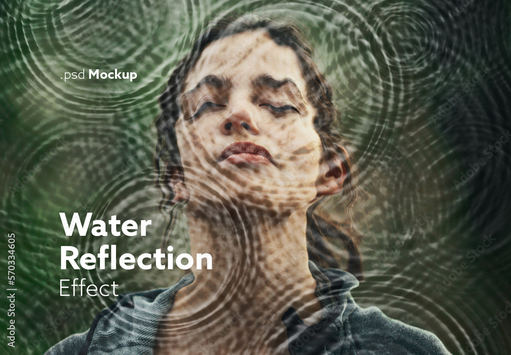 Water Reflection Effect Stock Template | Adobe Stock