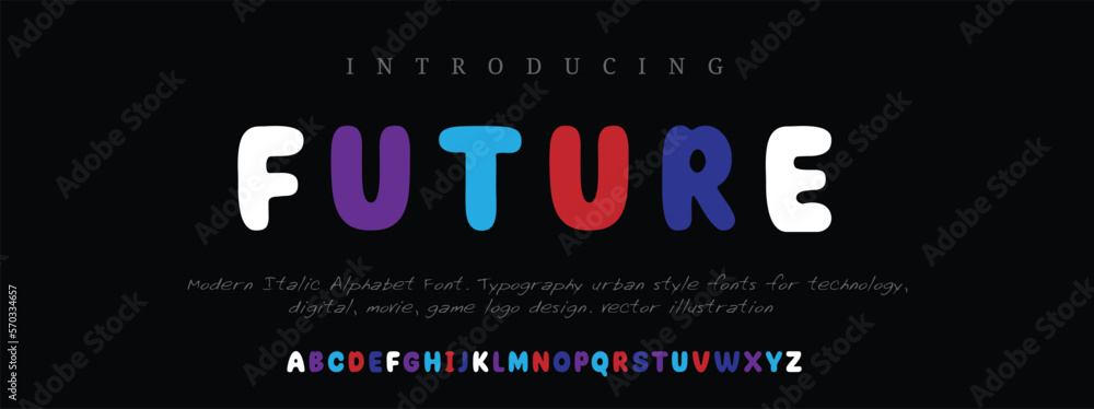 future,Abstract modern urban alphabet fonts. Typography sport, game ...