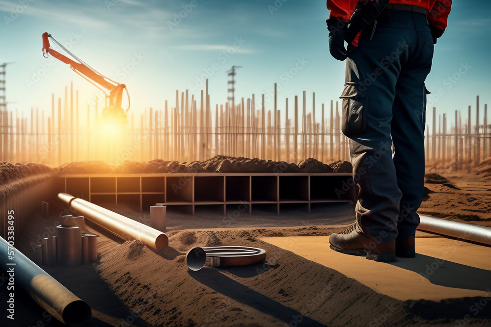 Imagen de un trabajador de la construcción, representa un trabajo ...