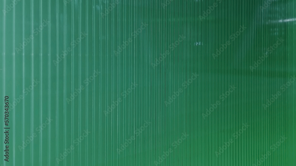 green polycarbonate in perspective view use as background, banner or ...