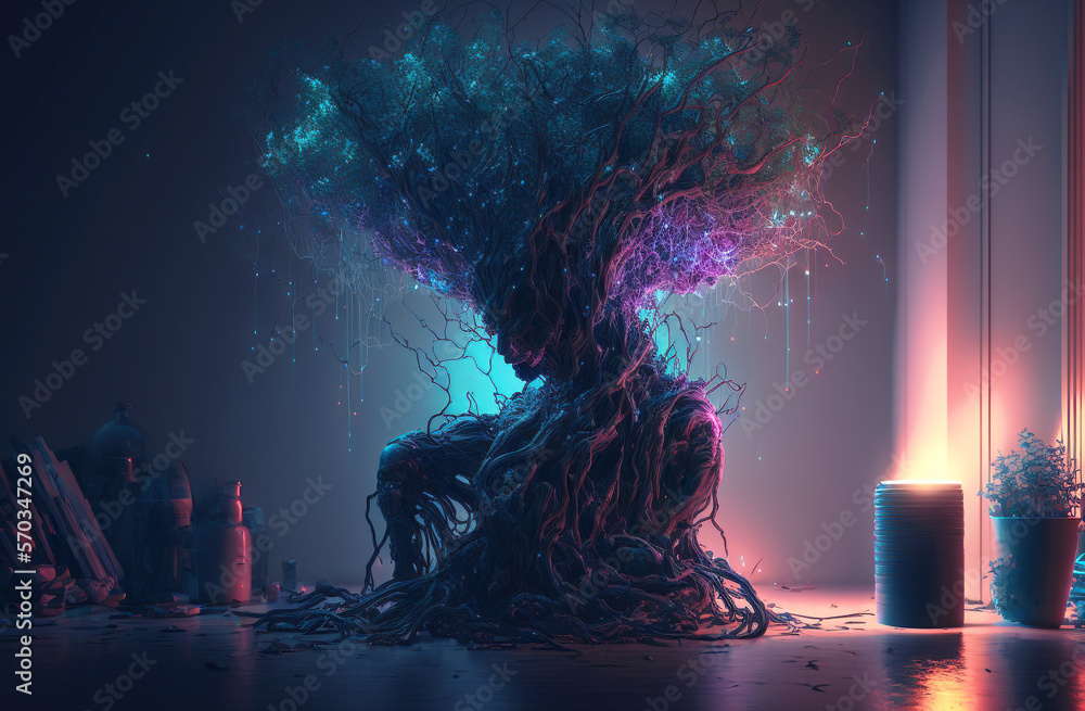 Depression, despair mental health conceptual image. Illustration ...