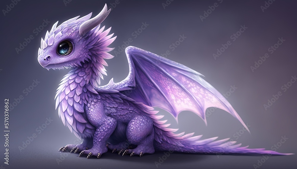 Baby Purple Dragon