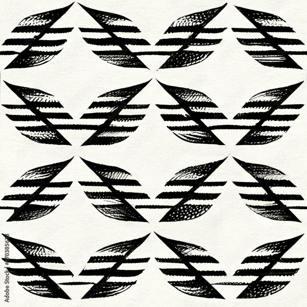 bold line work pattern, noise texture, black on white background, fun ...
