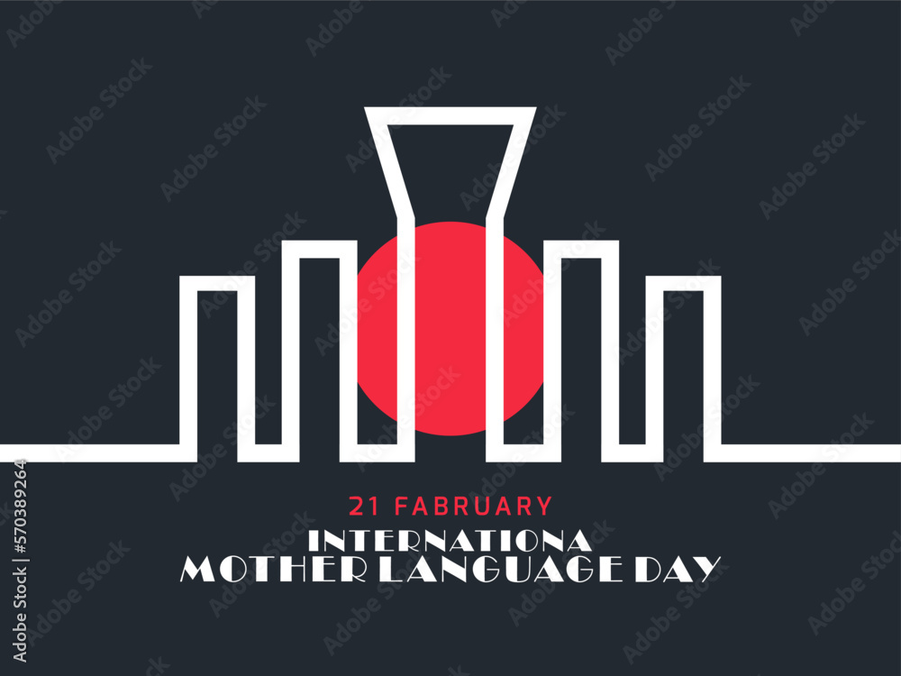 Vecteur Stock International Mother Language Day. Illustration of ...
