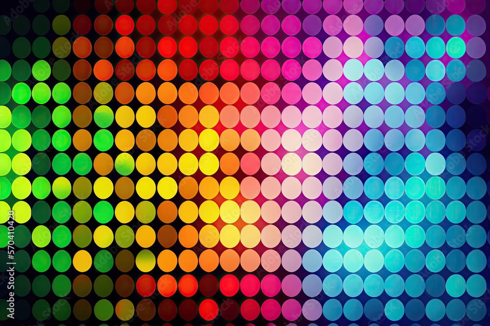 Colorful sparkling disco wall - AI Generated Stock Illustration | Adobe ...