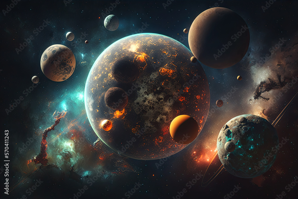 Universe Planets Diagram