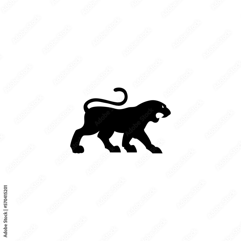 panther vector illustration for icon,symbol or logo. panther template ...