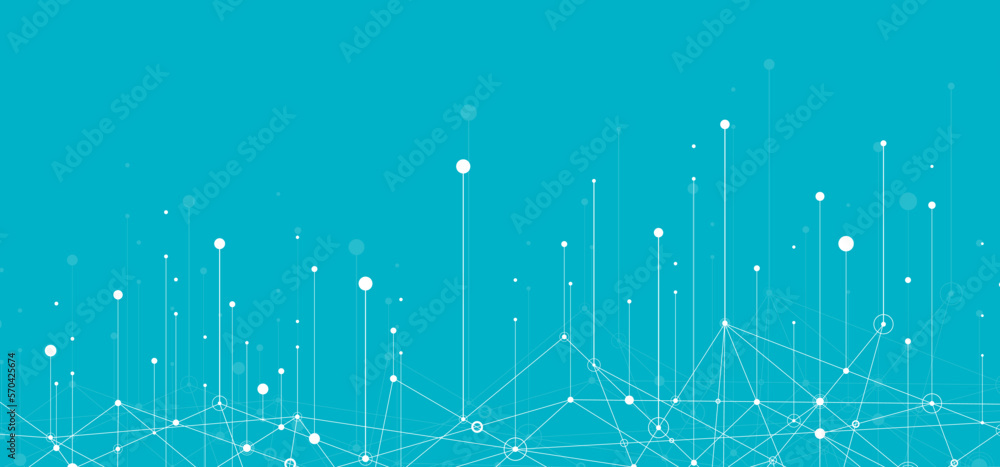 Big data visual information background. Social network concept ...