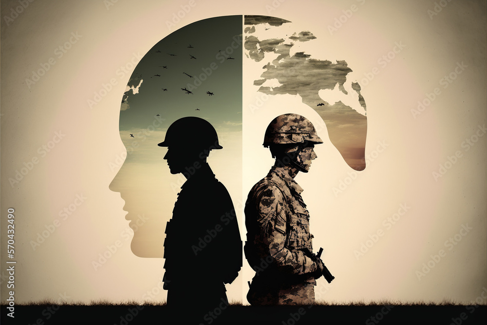 Depicting the role of diplomacy in resolving conflicts, concept of ...